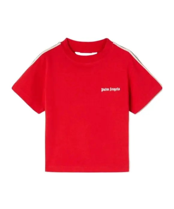 Palm Angels Logo-print Cotton T-shirt - Red