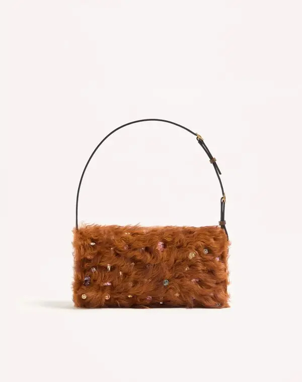 Valentino Garavani Embellished Flap Shoulder Bag