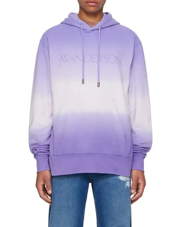J.W.ANDERSON Jw Anderson Logo Embroidered Drawstring Hoodie