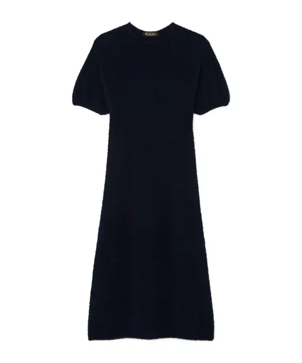 Loro Piana Bubble Sleeve Knitted Dress