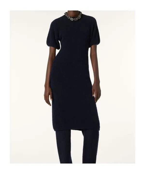 Loro Piana Bubble Sleeve Knitted Dress