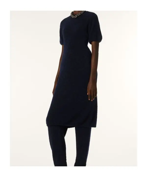 Loro Piana Bubble Sleeve Knitted Dress