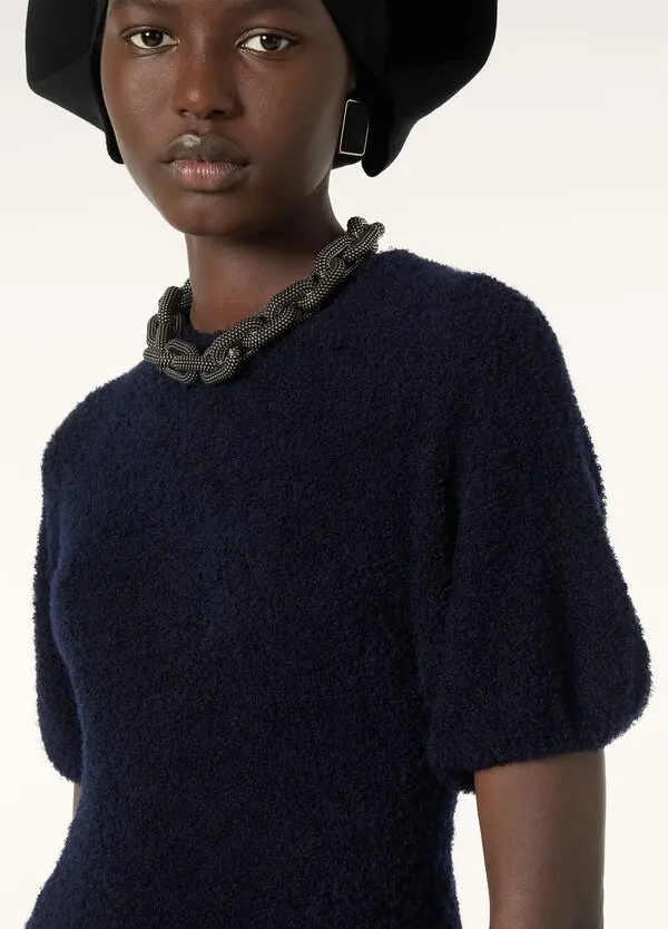 Loro Piana Bubble Sleeve Knitted Dress