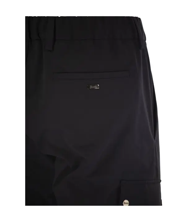 Herno Elastic Waist Casual Pants