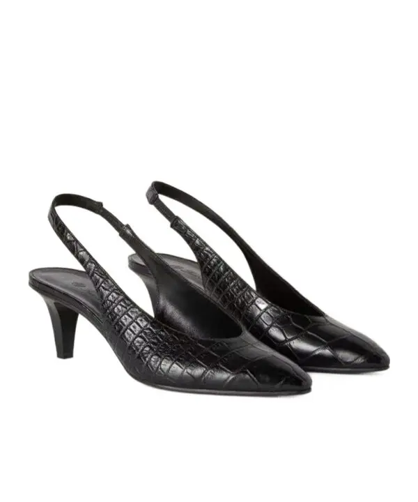 Loro Piana Rebecca Slingback High Heel Sandals
