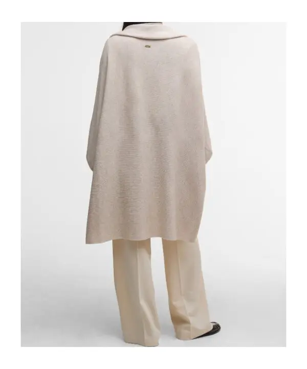 Barbour Tabitha Fringe Detailed Cape