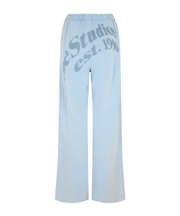 Acne Studios Wide Leg Track Pants With Elasticated Waistband