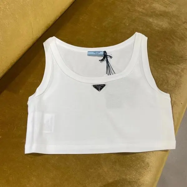 Prada Jersey Cropped Top