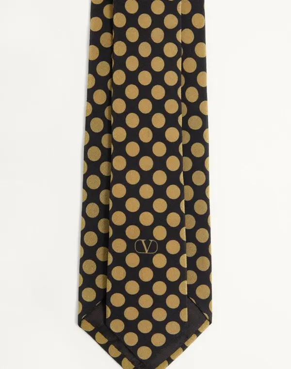 Valentino Garavani Silk Tie With Plusdepois Pattern