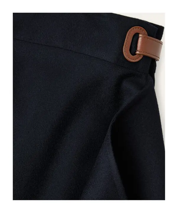 Loro Piana High-rise Flared Wrap Skirt