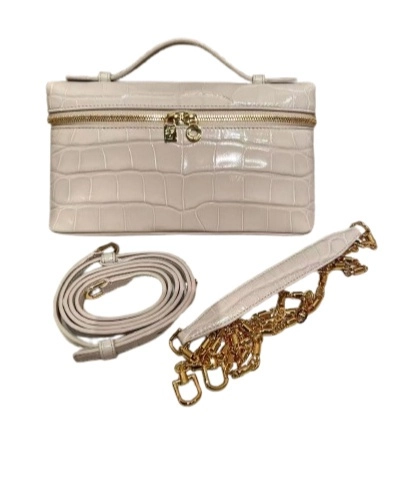 Loro Piana Extra Pocket L19 Shoulder Bag - Nude