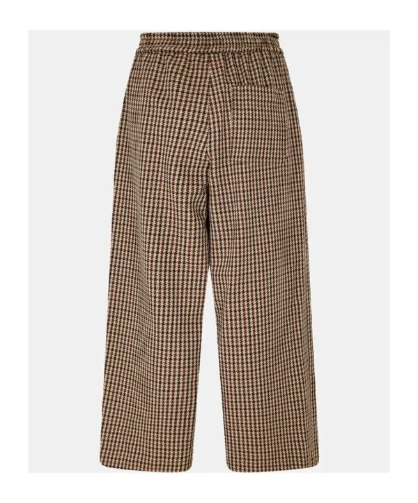Max Mara Checked Straight-leg Casual Pants