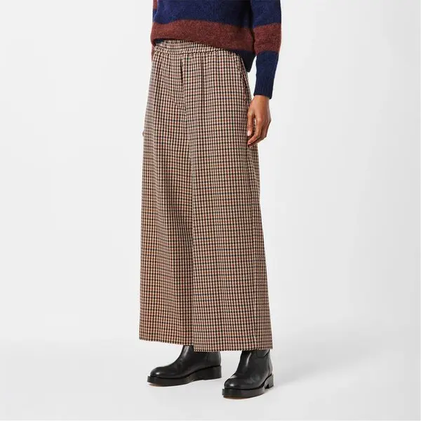 Max Mara Checked Straight-leg Casual Pants