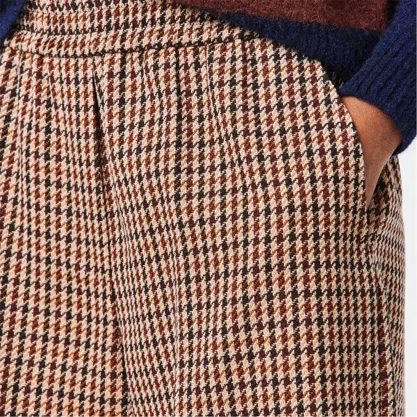 Max Mara Checked Straight-leg Casual Pants