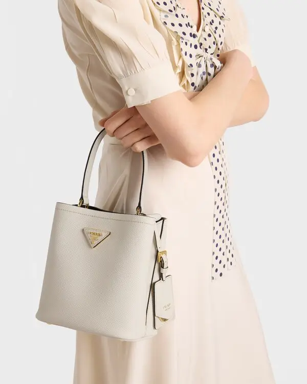 Prada Panier Mini Saffiano Leather Bag
