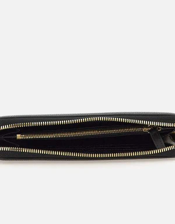 Emporio Armani Logo Printed Zip-around Wallet