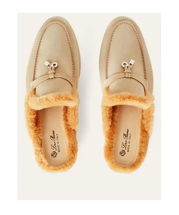 Loro Piana Logo Pendant Muller Shoes