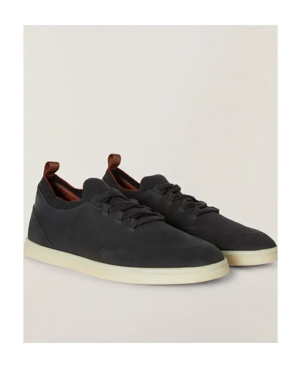Loro Piana Low-top Casual Sneakers With Wish Wool Trim