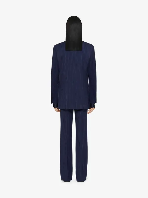 Givenchy Slim Fit Striped Wool Jacket