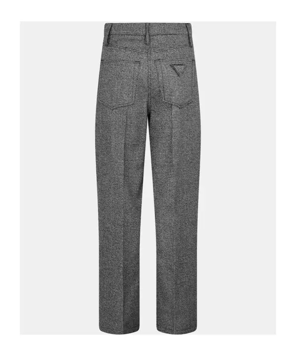 Prada Checked Wide-leg Trousers