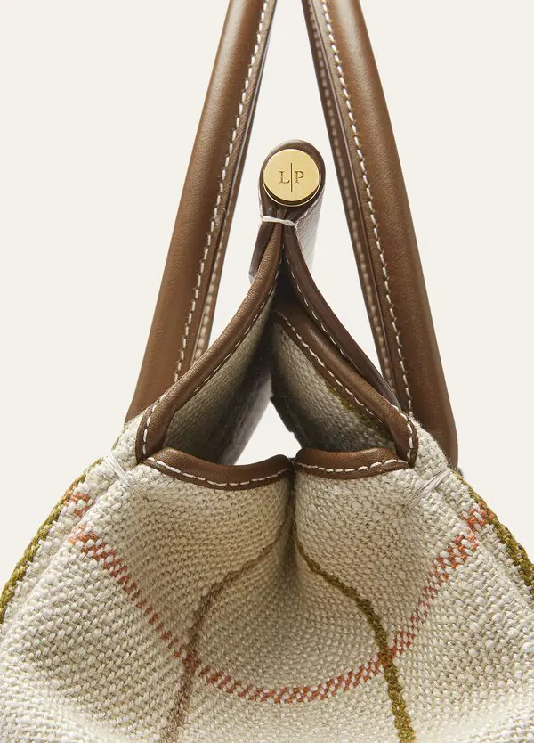 Loro Piana Checked Shoulder Bag