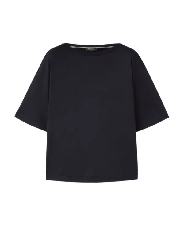 Loro Piana Newly Cut Wool Short-sleeved T-shirt - Black
