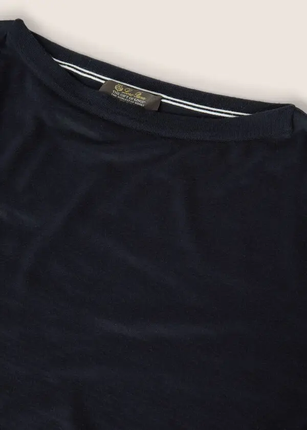 Loro Piana Newly Cut Wool Short-sleeved T-shirt