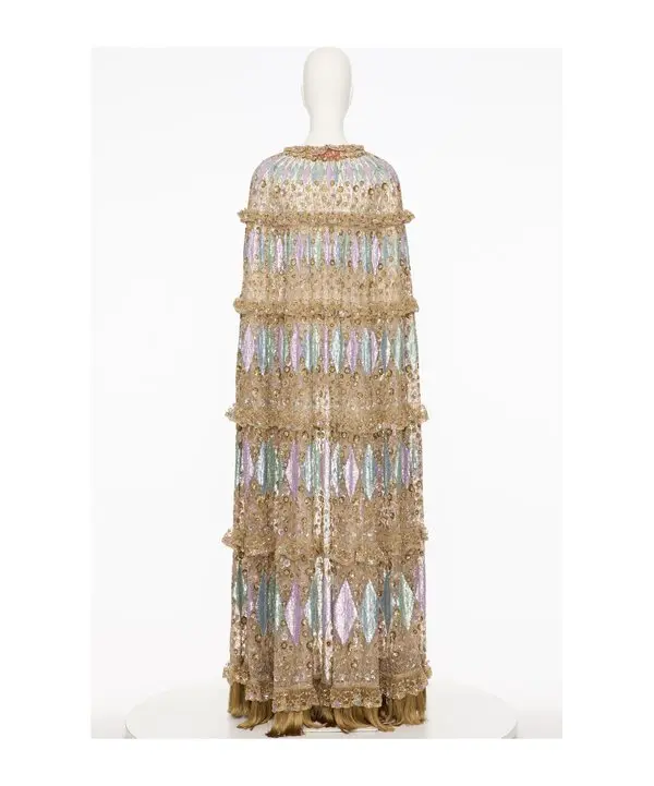 Valentino Garavani Embellished Long Cape