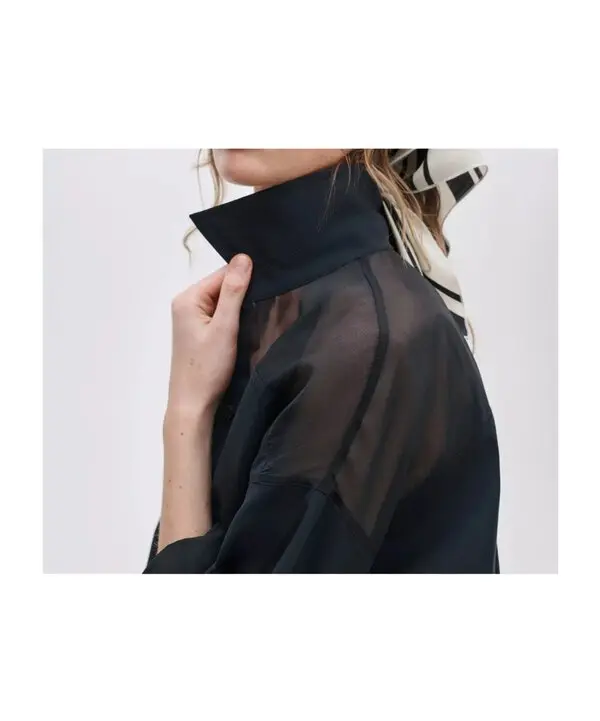 Rag & Bone Patchwork Collar Shirt - Black