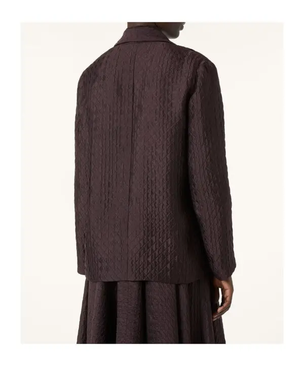 Loro Piana Annie Quilted Silk Jacket - Black