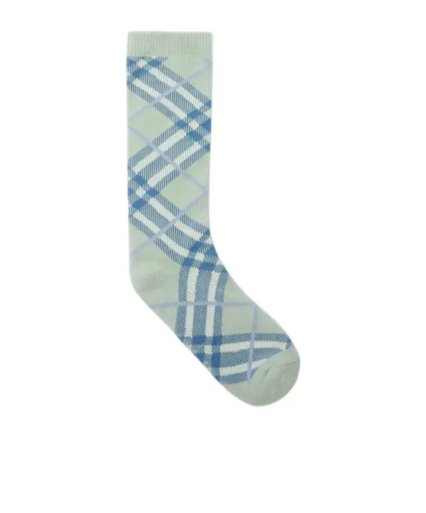 Burberry Check Cotton Blend Socks
