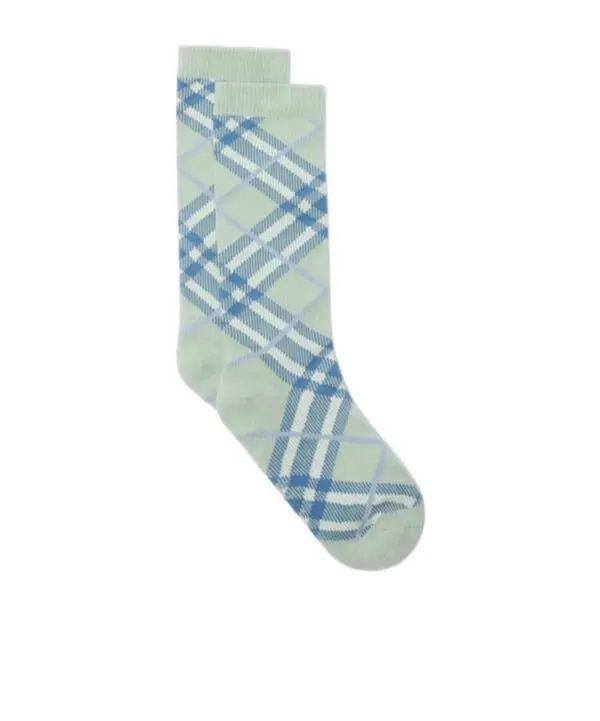 Burberry Check Cotton Blend Socks