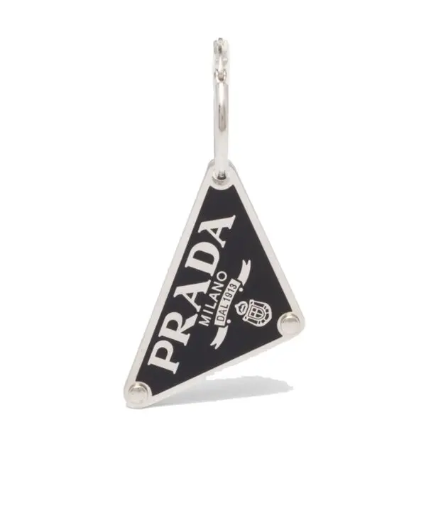 Prada Symbole Pendant Left Earring