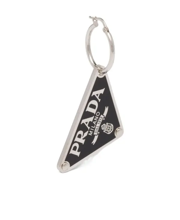 Prada Symbole Pendant Left Earring