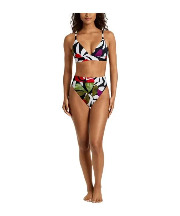 Ralph Lauren Lrl Tri Bikini Top Ld63 - Brown