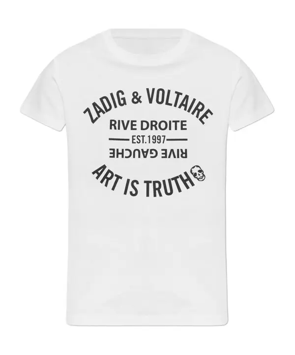 Zadig&Voltaire Printed Crewneck T-shirt - White