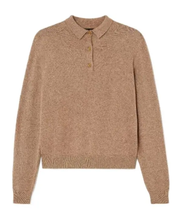 Loro Piana Long-sleeved Polo Shirt - Nude