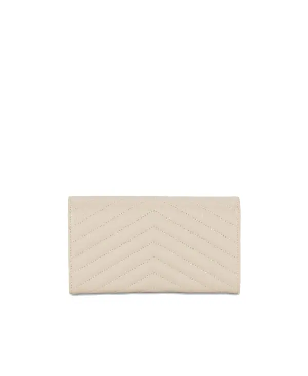 Saint Laurent Cassandre Matelassé Large Flap Wallet