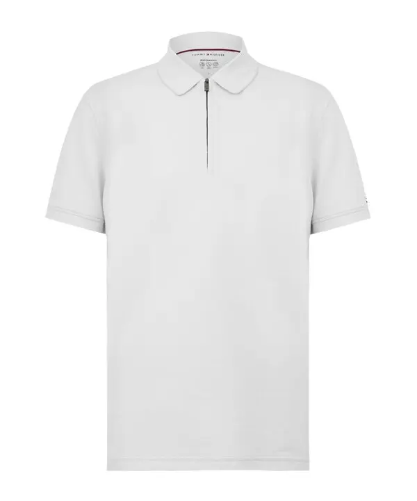 Tommy Hilfiger Zip Short Sleeve Polo Shirt