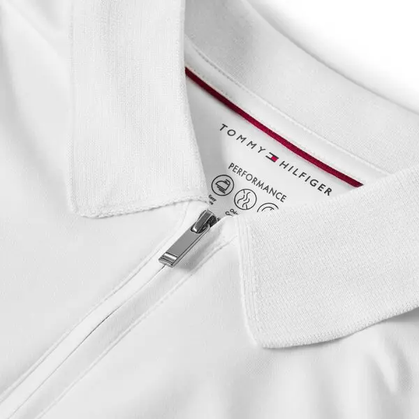 Tommy Hilfiger Zip Short Sleeve Polo Shirt