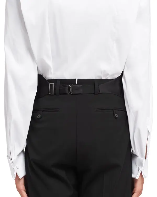 Prada Satin Tuxedo Cummerbund