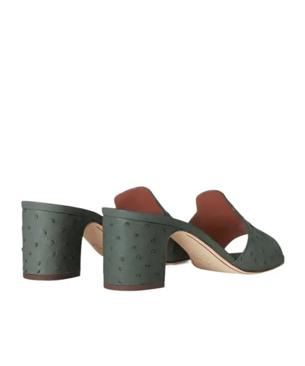 Loro Piana Round-headed High-heeled Sandals