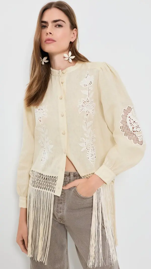 Farm Rio Richilieu Long Sleeve Shirt