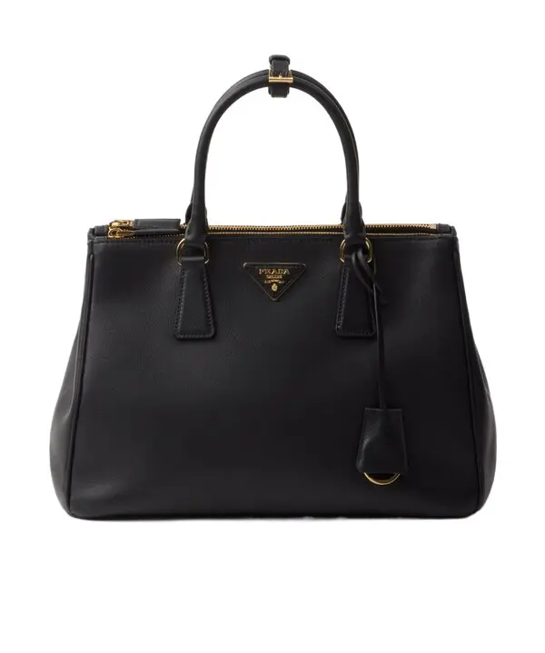 Prada Galleria Large Leather Bag - Black