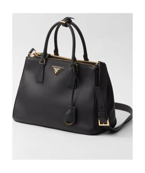 Prada Galleria Large Leather Bag - Black