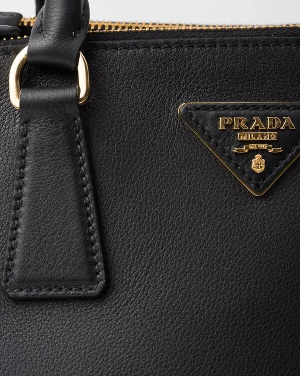 Prada Galleria Large Leather Bag - Black