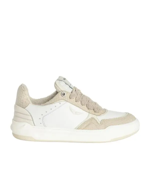 Zadig&Voltaire Embossed Wings Lace-up Sneakers