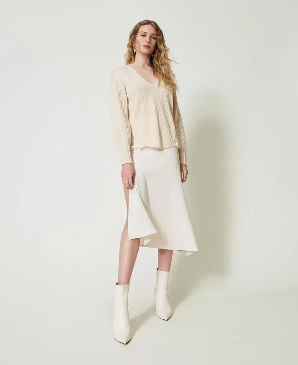 TWINSET V-neck Knitted Jumper