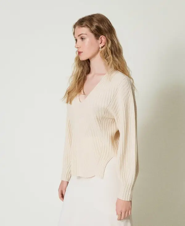TWINSET V-neck Knitted Jumper