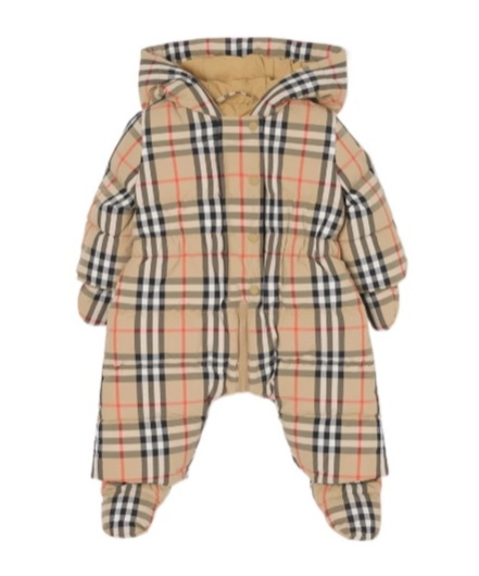 Burberry Check Puffer Suit